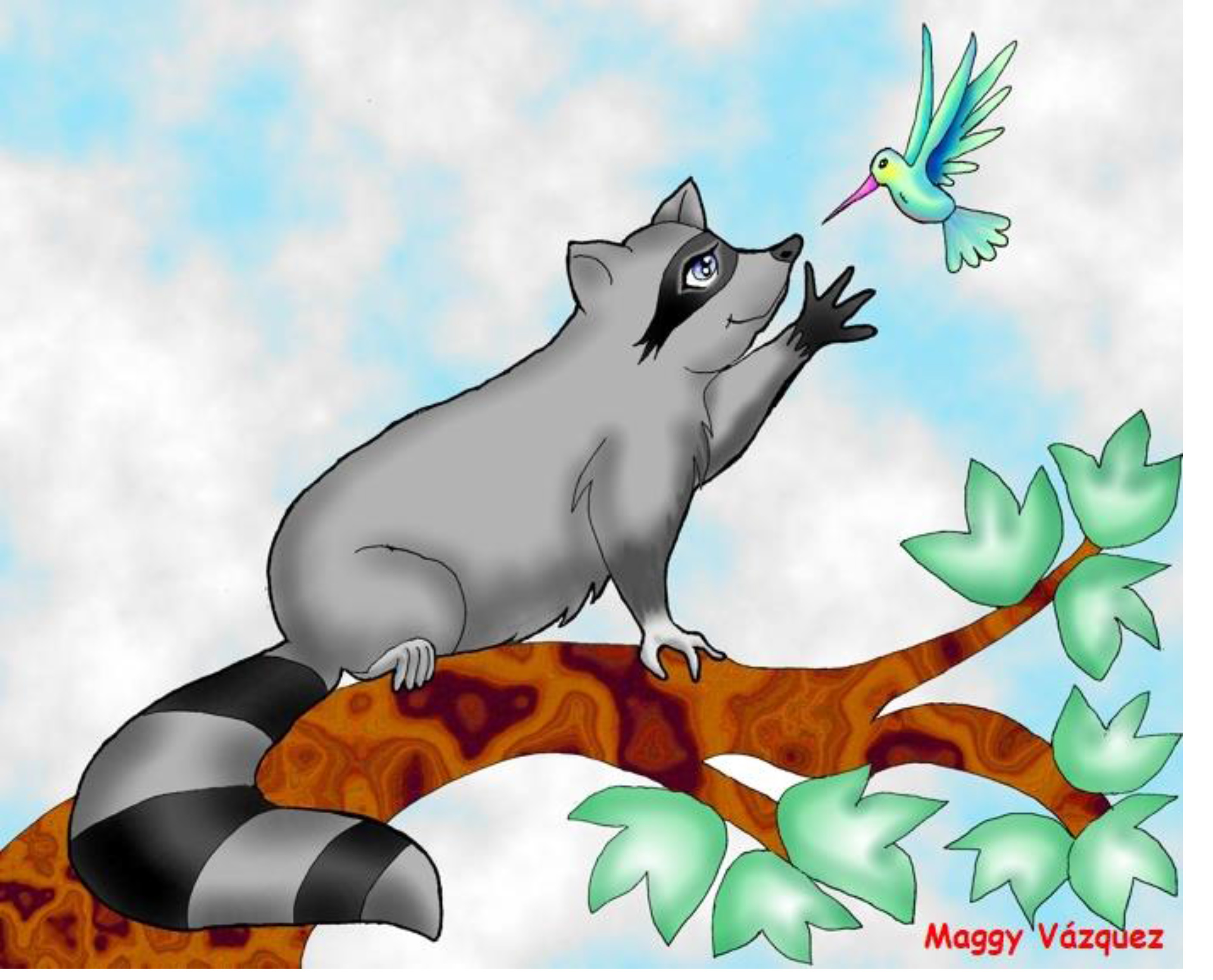 Deja que te Cuente un Cuento: EL colibrí y el Mapache – LA AGENCIA ...