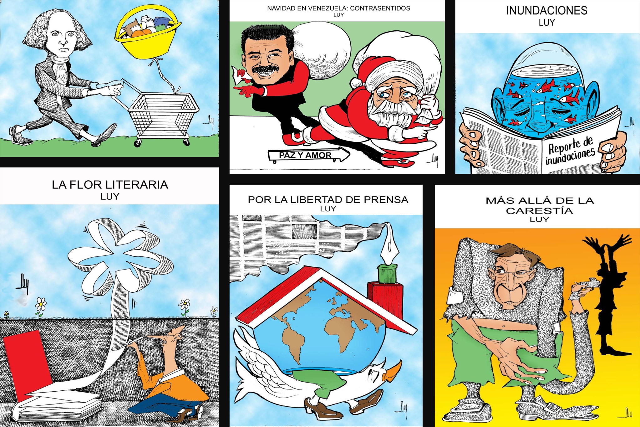 ASI T-VEO MUNDO EN CARICATURAS: Maestro Luy «Caricaturista Icónico ...